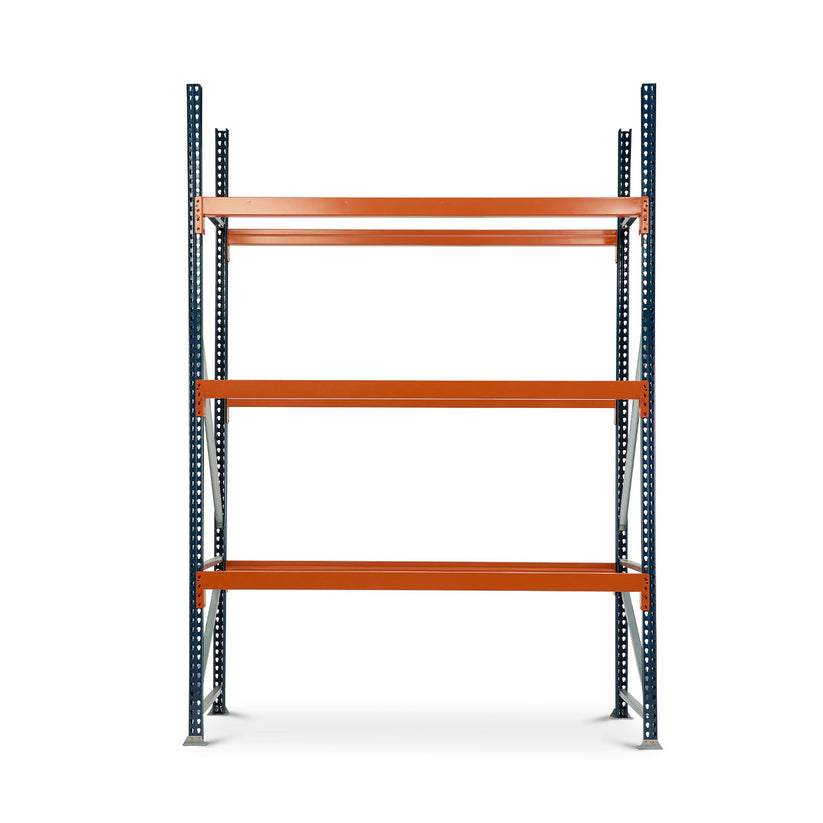 Pallet Rack Teardrop Style - Bolted Frames (Blue)
